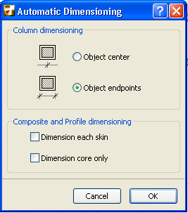 Automatic Interior Dimensioning