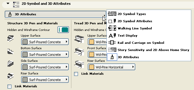 Stair Tool Settings