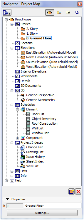 Navigator Project Map