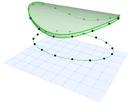 Edit Shell Contour Polygon