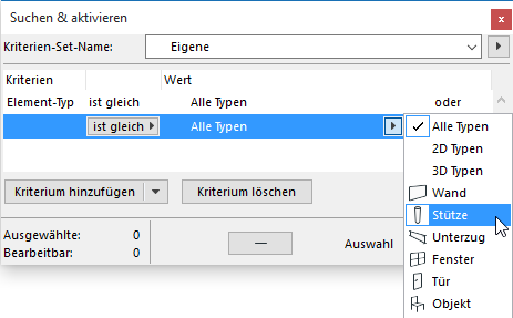Suchen und aktivieren von Elementen