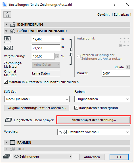 Öffnen von DWG/DXF-Dateien