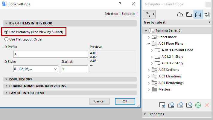 Layout and Drawing IDs