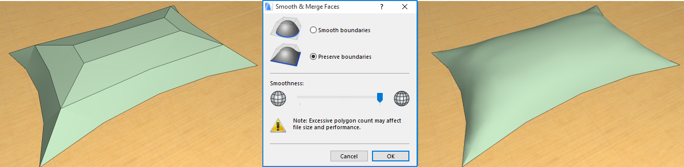 Transforming Morphs: Smooth & Merge Faces