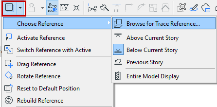 Choose a Trace Reference