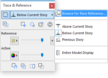 Choose a Trace Reference