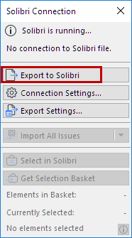 Export Model to Solibri