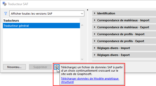 Télécharger des fichiers de données SAF optimisées pour des ...