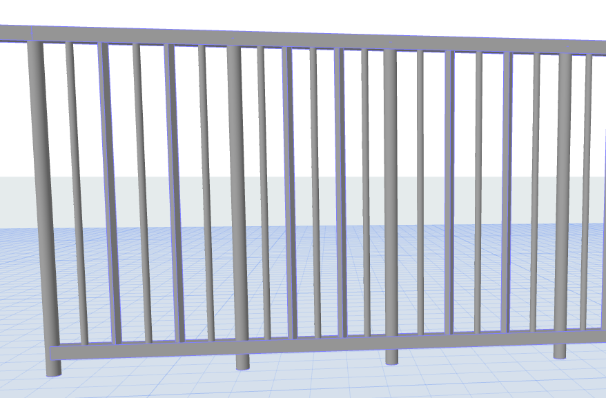 Inner Post Settings (Railing Tool)