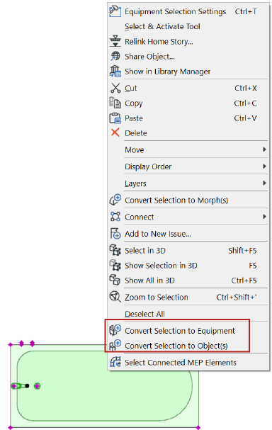 MEP-compatible Library Parts