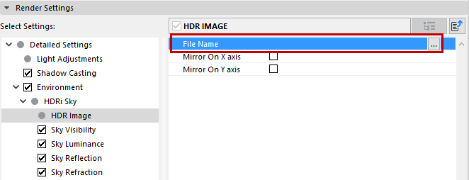 Environment: HDRI Sky (Cineware)