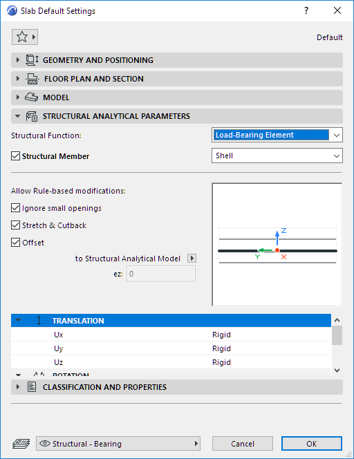 2D Members (Slab, Wall, Roof)