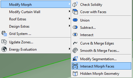Intersect Morph Faces (Generate Edges within a Morph)