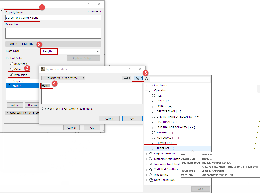 Example 2: Modify Element Parameter, Using an Operator
