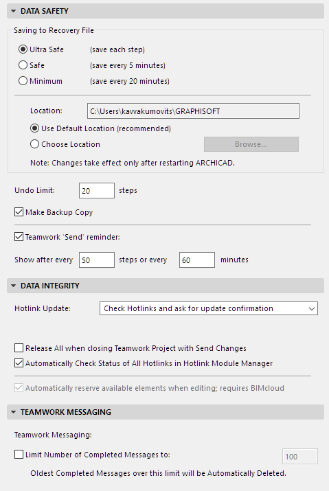 Data Safety & Integrity
