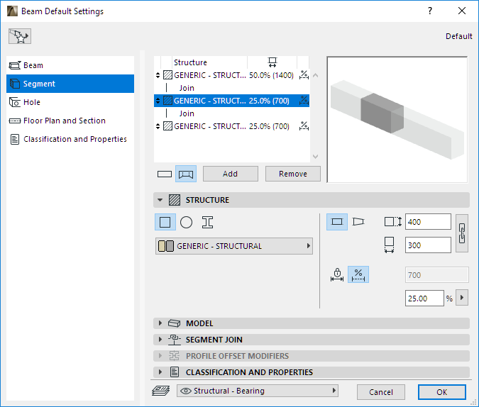 New Settings Interface