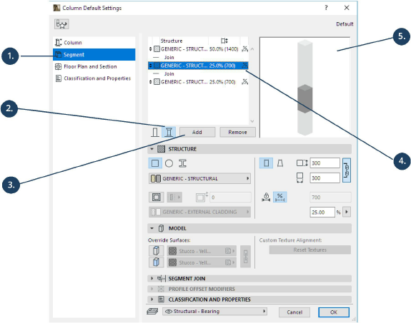 Create a Multi-Segment Column