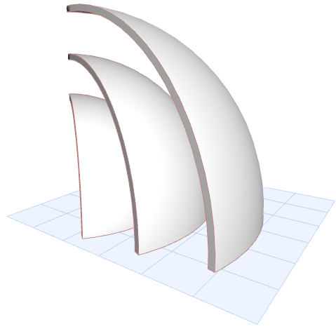 Revolved Shell: Define Contours in Section