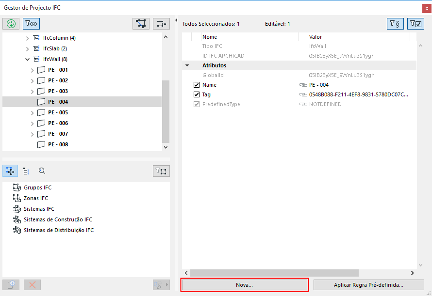 Create New, Custom IFC Property