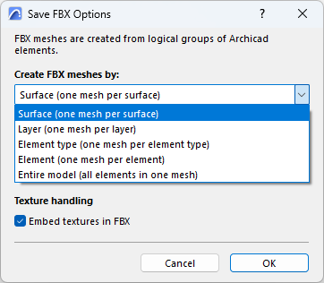 Working with FBX files