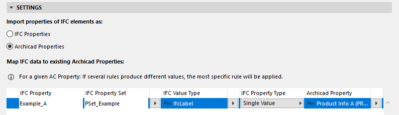 Assigning Property Values in Archicad (Based on IFC Property Mapping)