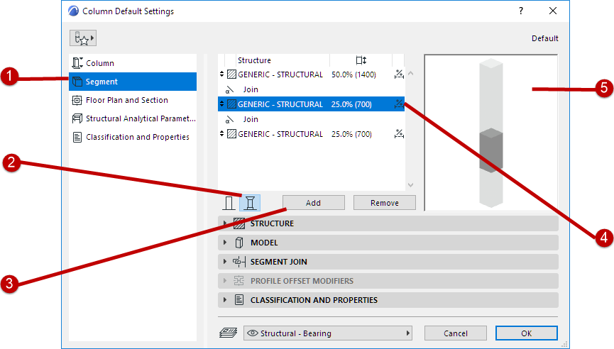 Create a Multi-Segment Column