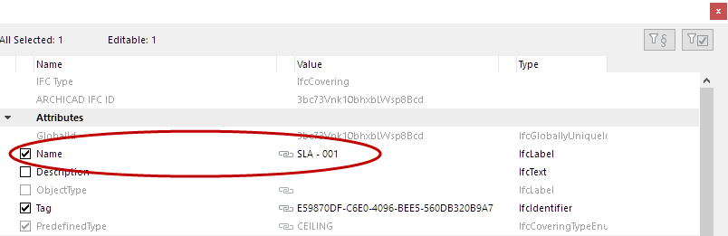 Assign or Edit IFC Property/Attribute Values