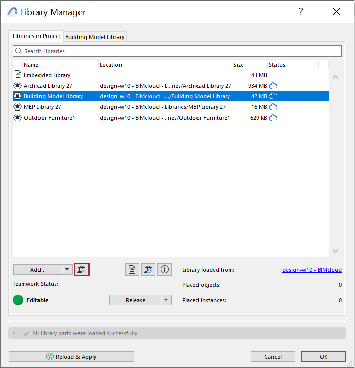 Remove Library from Project