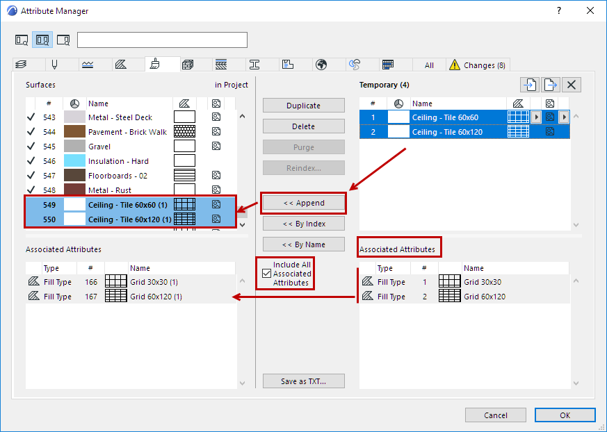 Attribute Management Commands